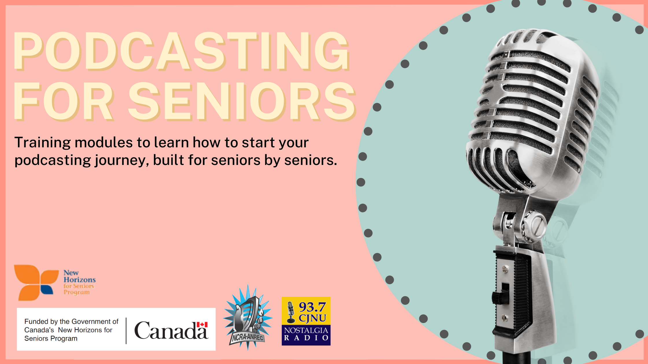 PODCAST SCHOOL FOR SENIORS - Podcasting For Seniors